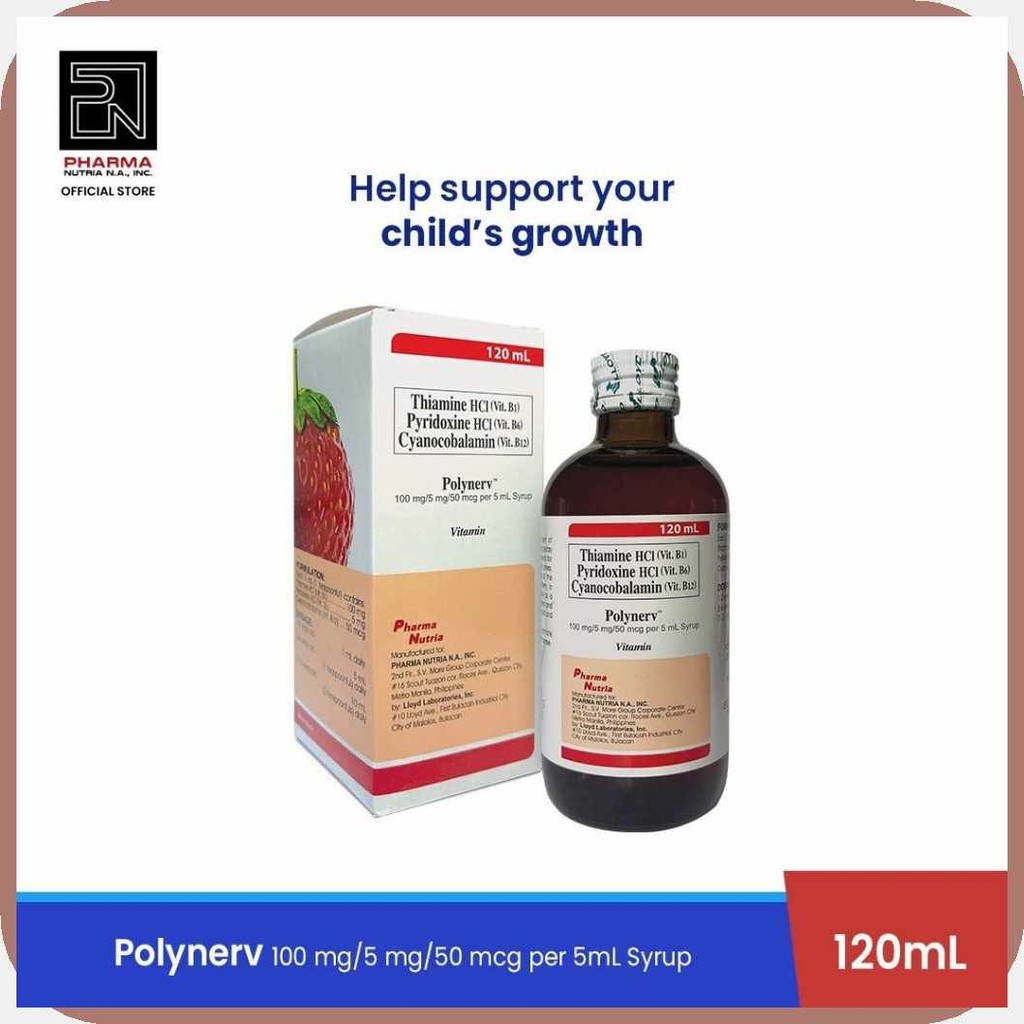 Polynerv&k/Syrup|s=e#x)C>120ml | Shopee Philippines
