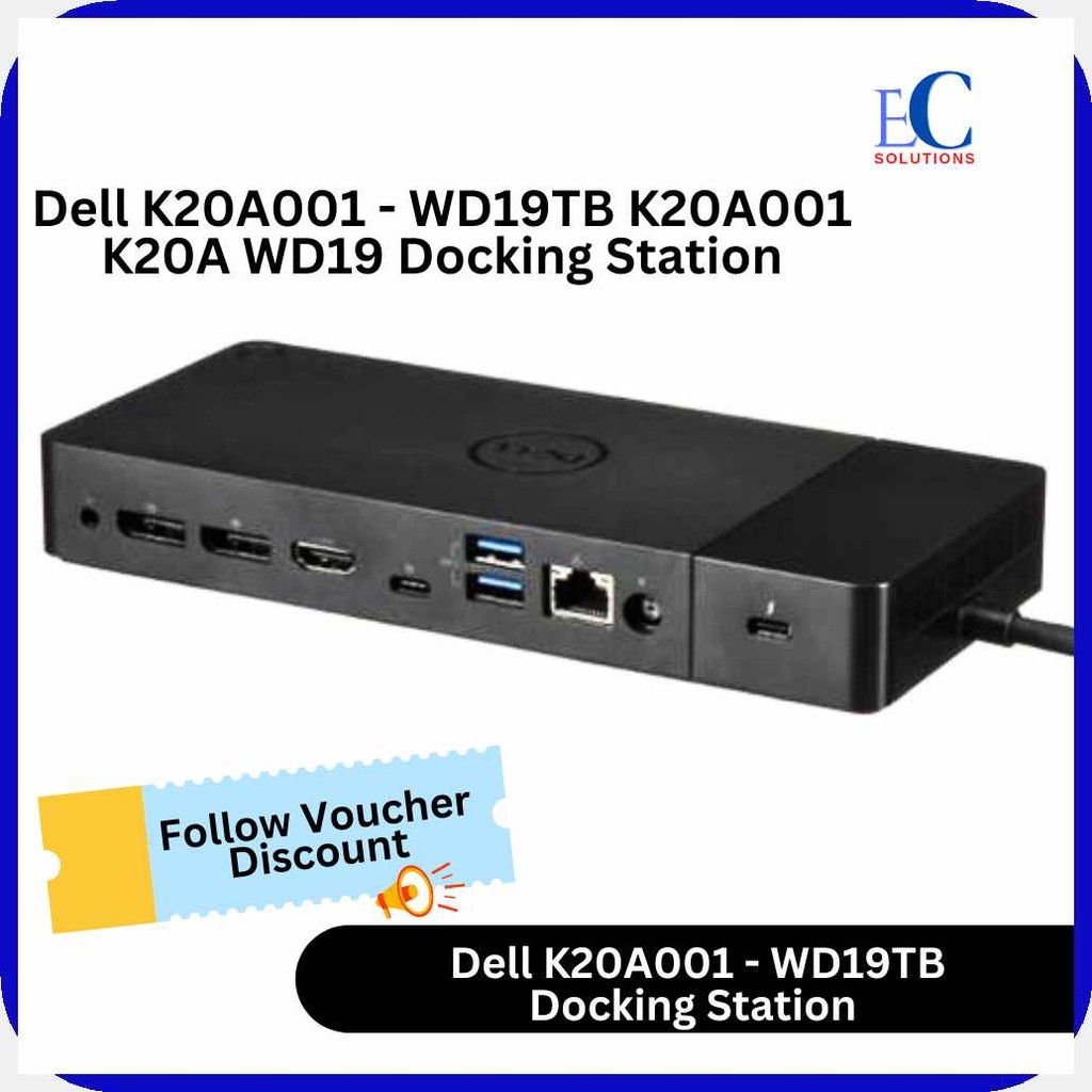 Dell K20A001 - WD19 K20A WD19 Docking Station type C | Shopee Philippines
