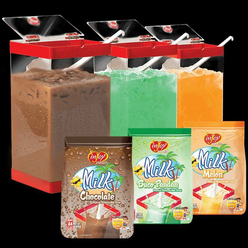 Injoy Milk Palamig Juice Buko Pandan Melon Chocolate Ube 500g | Shopee ...