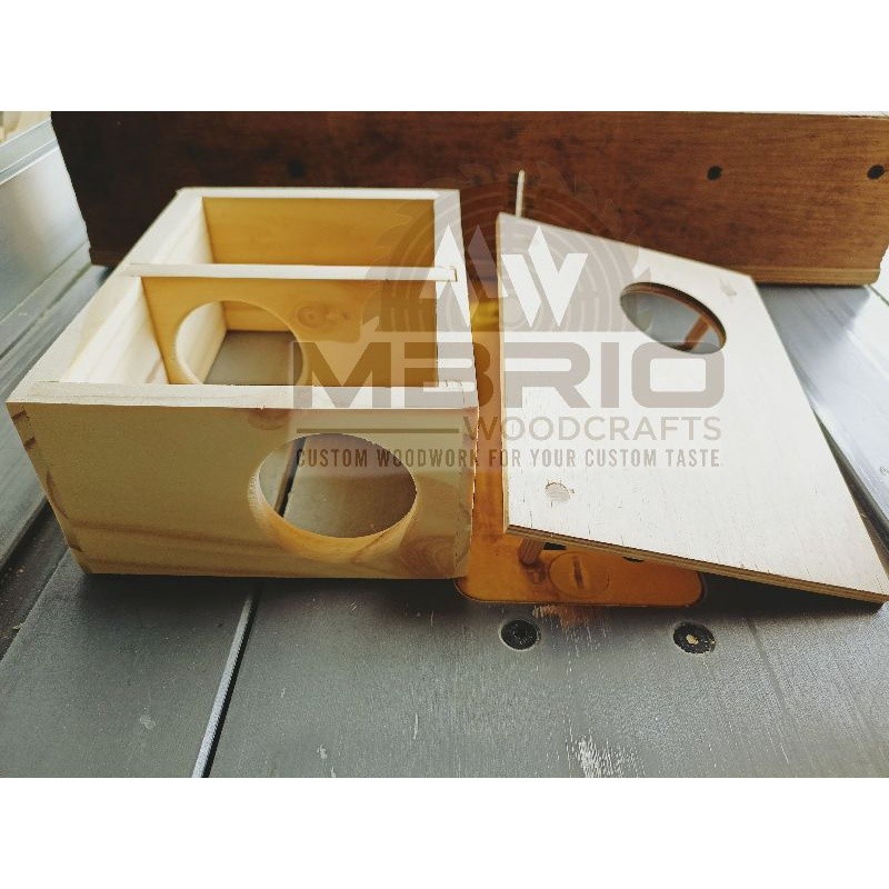 2 chamber hide for dwarf and syrian hamster by mbrio woodcrafts ...