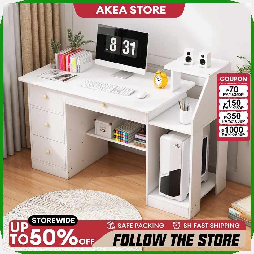 【Thickening】Computer-CM*Table+xj`With&Drawer%oU:Simple%HU:Modern&Small ...