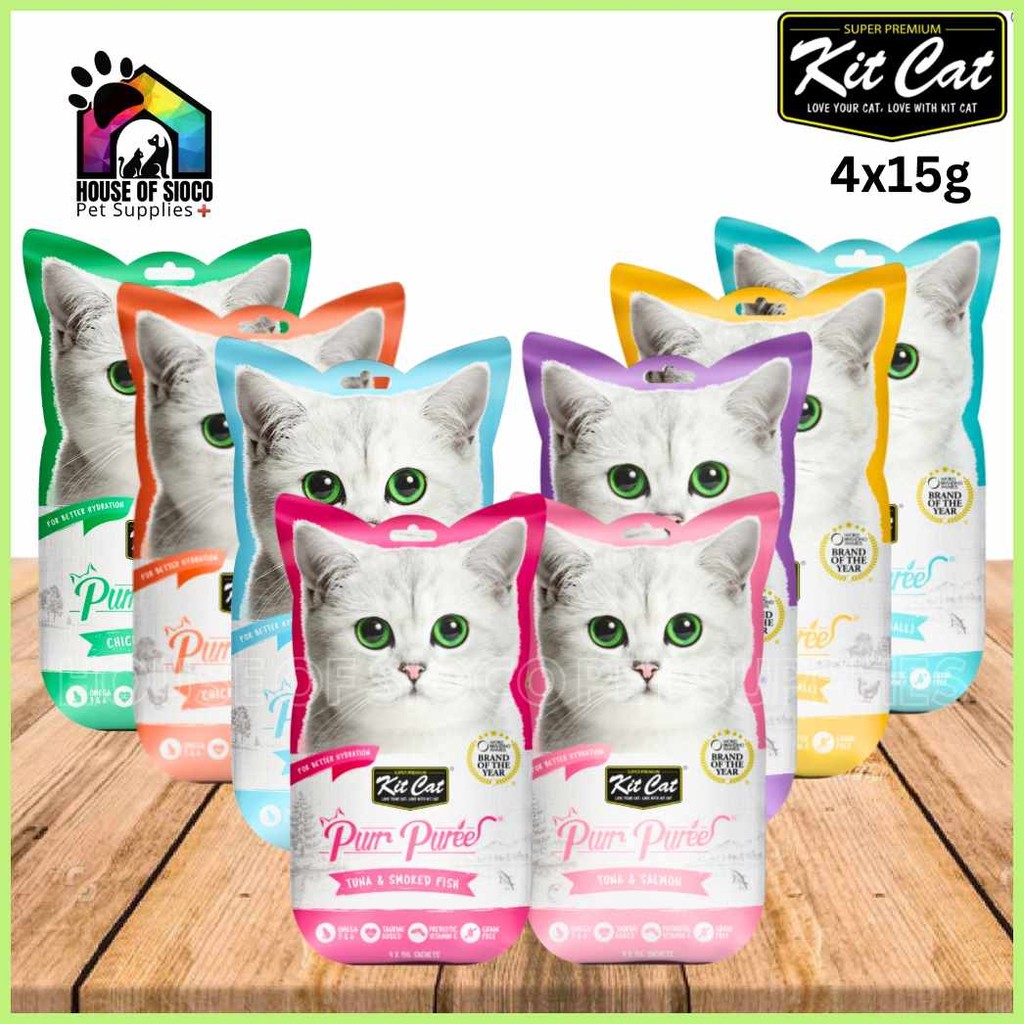 Kit*Ns*fe!Cat*qk?Purr*d>Puree)p>Grain-Free)s>(4x15g) | Shopee Philippines