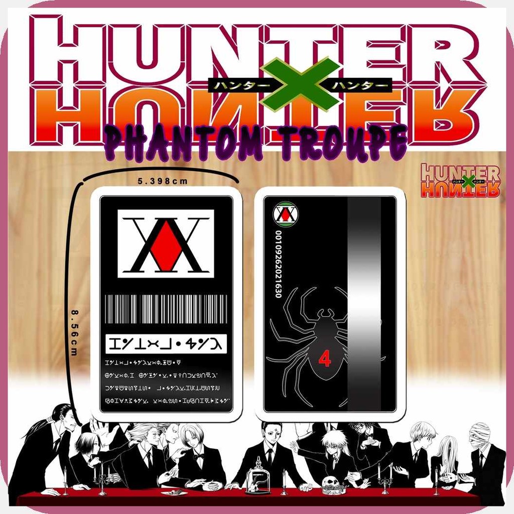 Hunter)gm+X]h,Hunter`v;licensed&ID&Card&NEN&TYPE&PVC type solid shiny ...