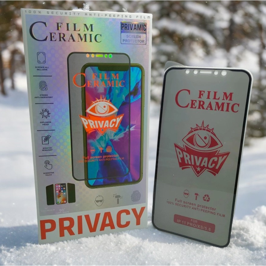 Privacy Ceramic Matte Tempered Glass for Infinix Hot 50I 40i 30i 20 11 ...