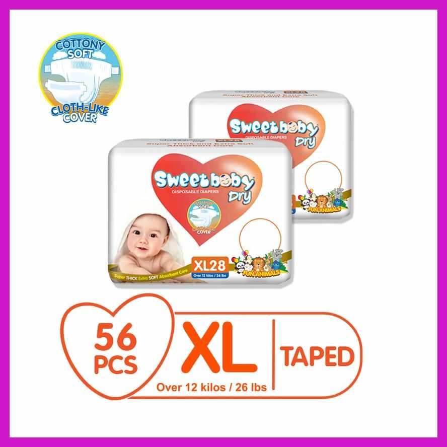 Sweetbaby Dry Econo Pack XL 28s x 2 (56pcs) | Shopee Philippines