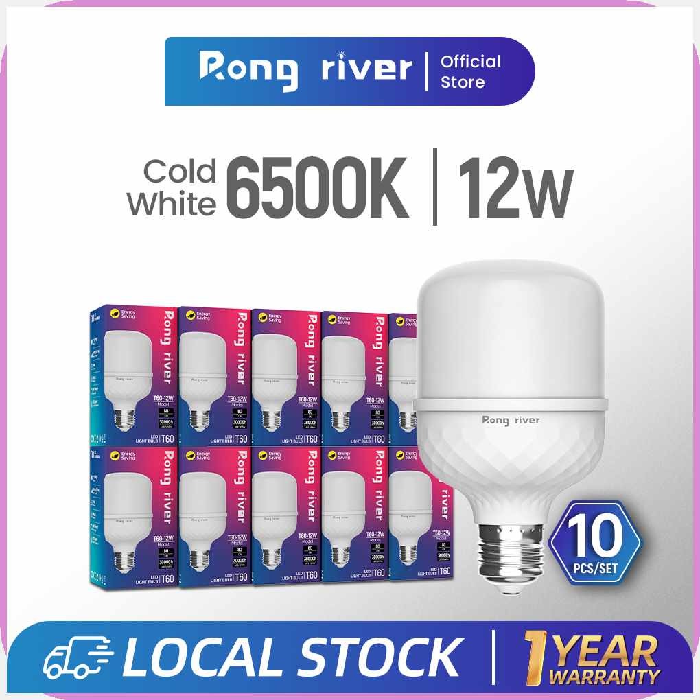 RONG RIVER 10PCS/Set E27 LED Light Bulb 24W 18W 12W Energy Saving 6500K ...