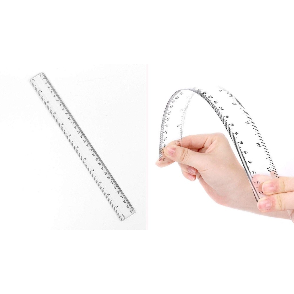 Plastic Bendable Ruler by 12pcs | Shopee Philippines