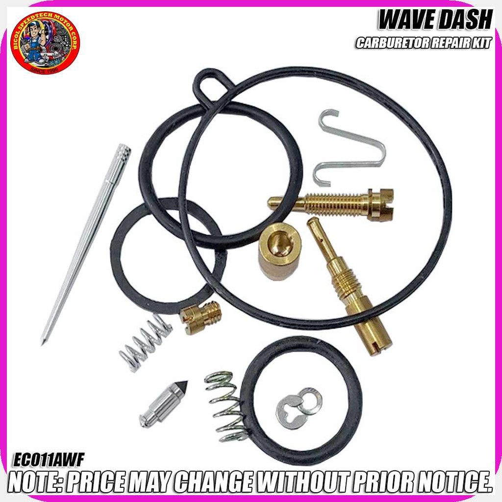 WAVE]L'DASH!O^CARBURETOR}fA>REPAIR)gN>KIT)dx>(EC011AWF) | Shopee ...
