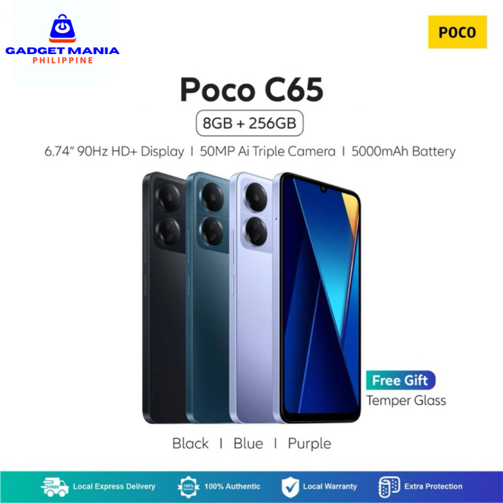 POCO C65 Smartphone | 8GB+256GB | MediaTek Helio G85 | 6.74 90Hz ...