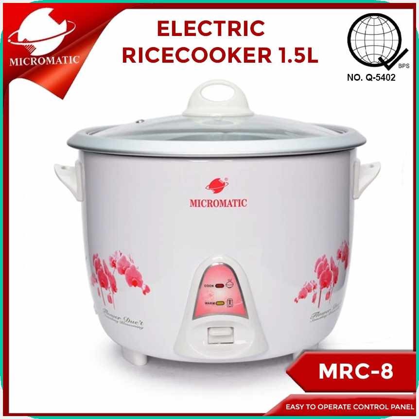 Micromatic~g?MRC-8*a?Rice*w?Cooker*d?1.5L*PG?Flower+QD@Design_White ...