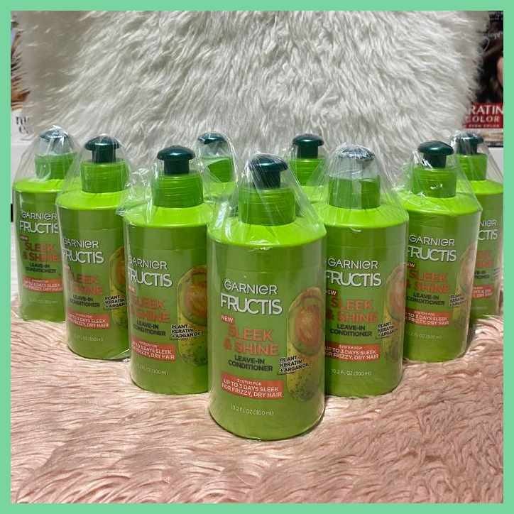 Garnier[Tl^Fructis@NU]Sleek=h(&}o)Shine}Y)Intensely}E)Smooth}h)Leave-In ...