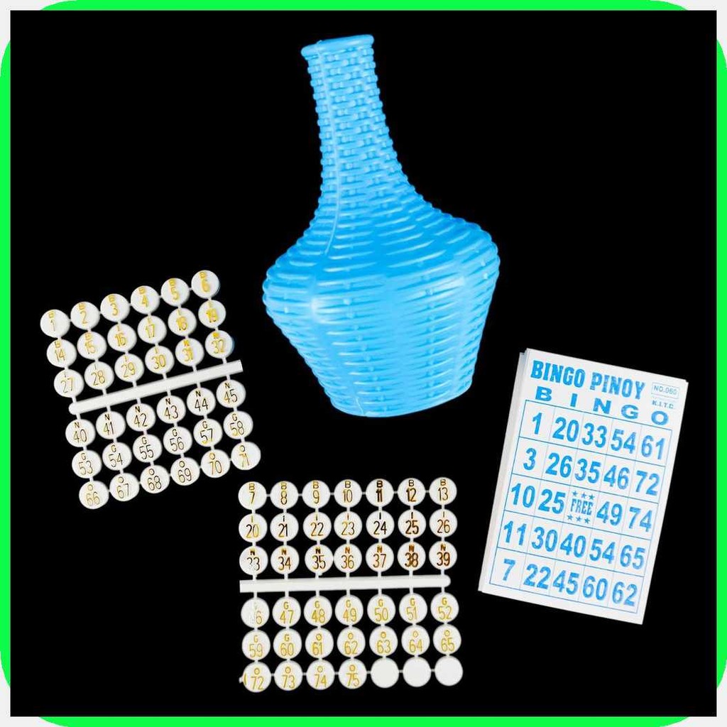Pinoy Classic Bingo Game Set with Shaker and Cards,BINGO SET,BIG&SMALL ...