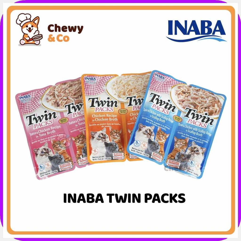 Inaba)z>Twin%pc~Pack*e?Wet*W?Cat*Y?Food*p?(40g*o?x*F?2 Packs) | Shopee ...