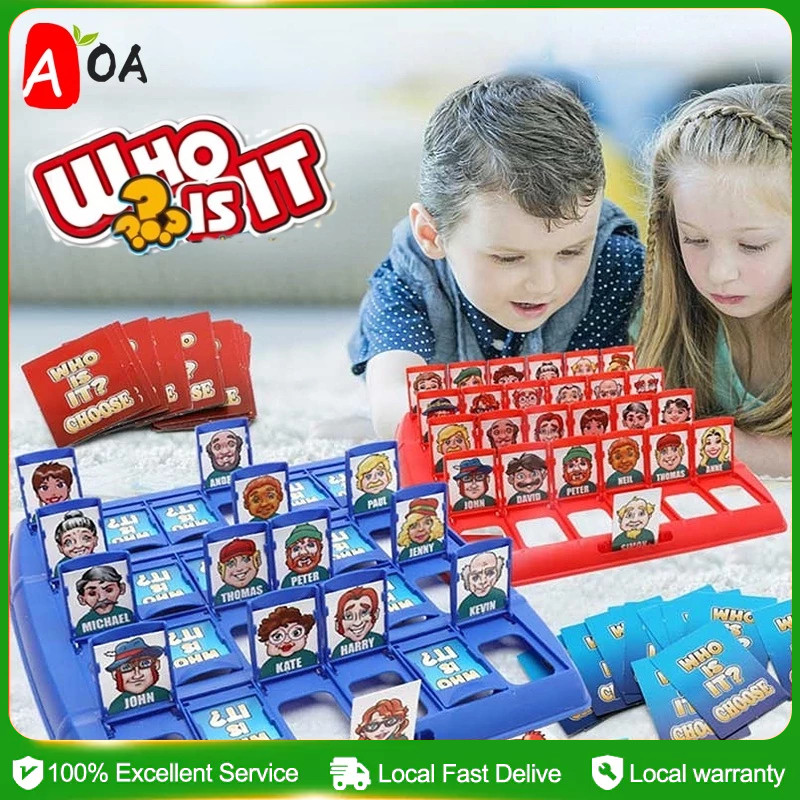 96 Cards Family Guessing Game Who is it Classic Board Game Funny Kid ...