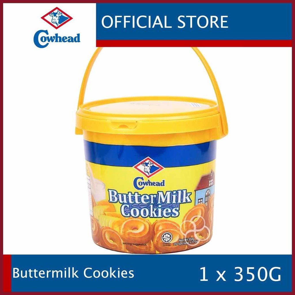 Cowhead Buttermilk Cookies Bucket 350g | Shopee Philippines