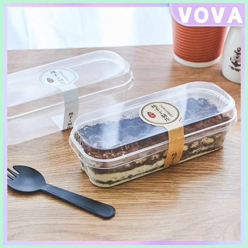 100Pcs Graham Cake Dessert Container Mango Float Mousse Container ...
