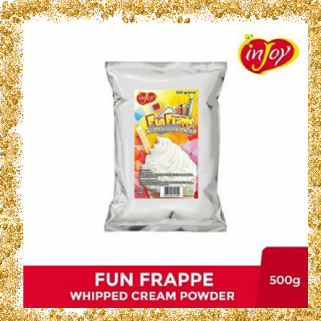 Whipped Cream Powder Injoy Fun Frappe Cream Powder 500g | Shopee ...