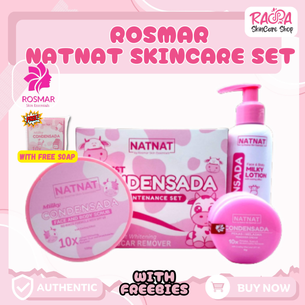 NATNAT by Rosmar CONDENSADA FACE & BODY SCRUB | MELASMA REMOVER CREAM ...