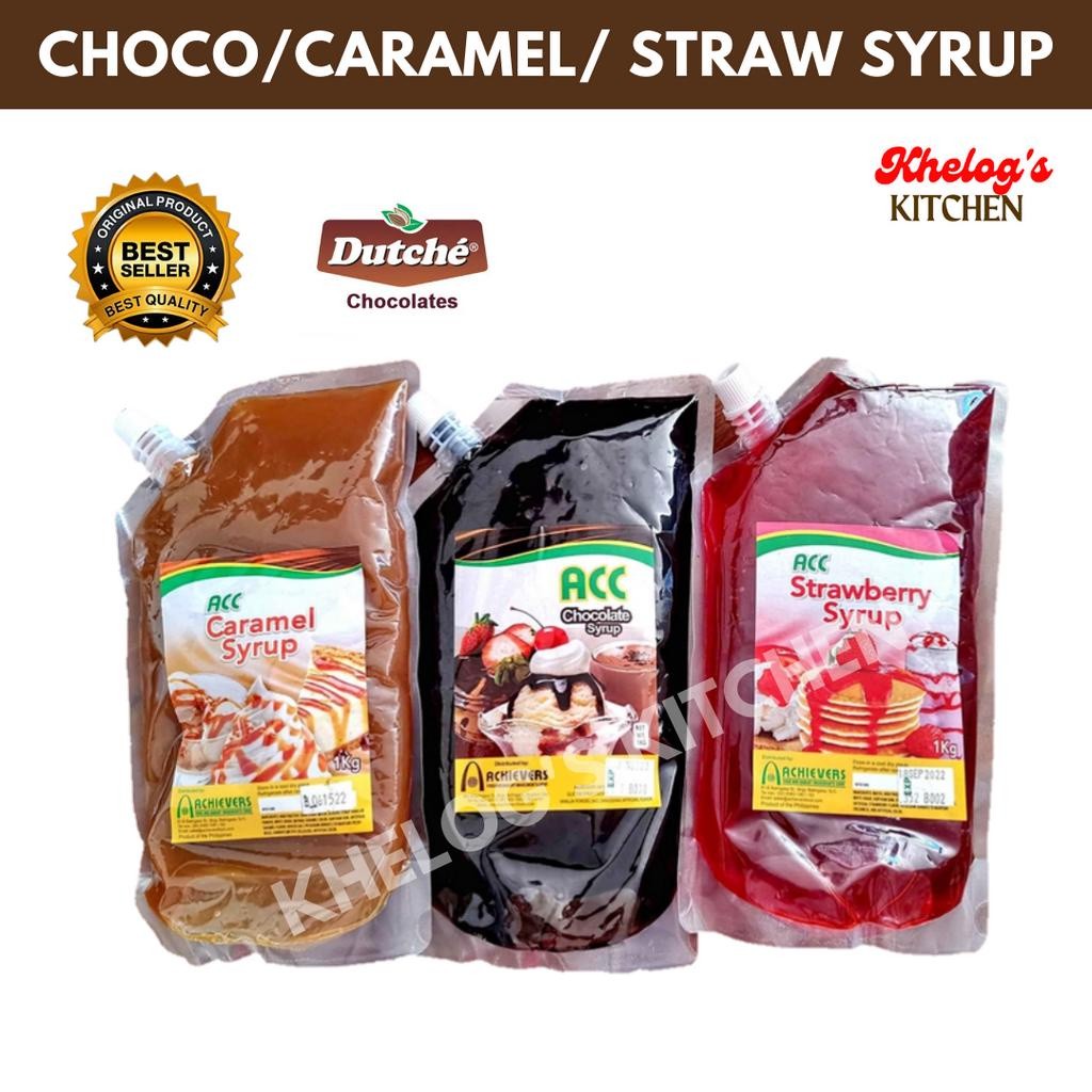 Choco Syrup / Caramel / Strawberry/ Ube 1kg (New Stocks & Thicker Syrup ...