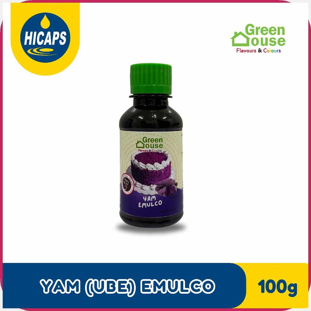 Hicaps Green House Yam (Ube) Emulco 100g (Flavor And Color) | Shopee ...
