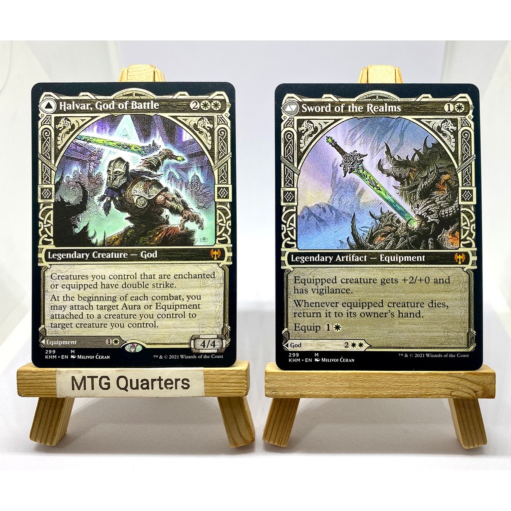 Pr0xy Card - Halvar, God of Battle (Showcase) | Kaldheim (KHM) | Shopee ...