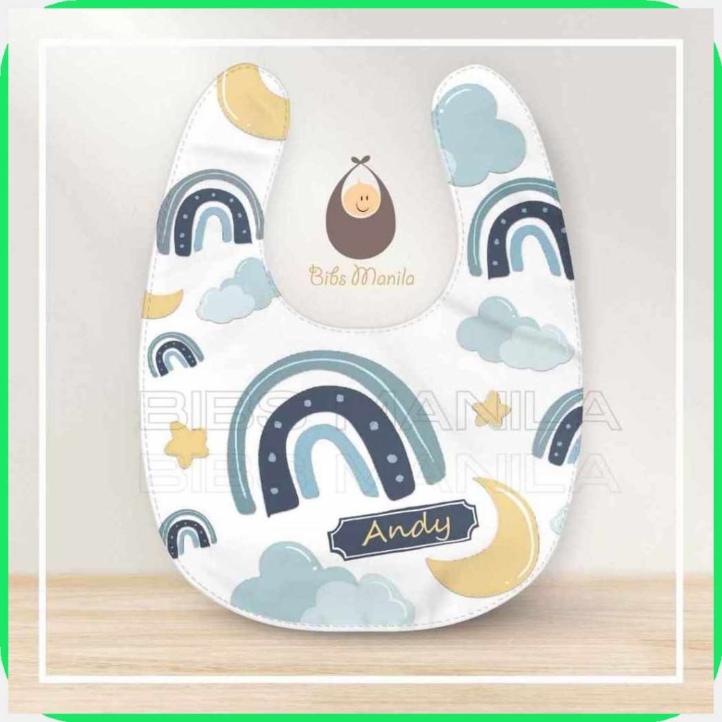 Bibs Manila Rainbow Dreams Personalized Bib | Shopee Philippines