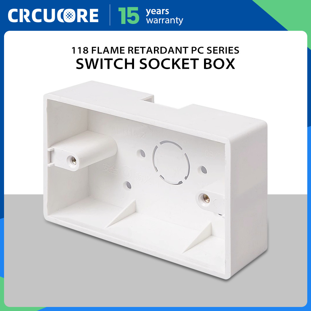 CIRCUCORE Surface Type Utility Box/PVC Utility Box,Universal Surface ...