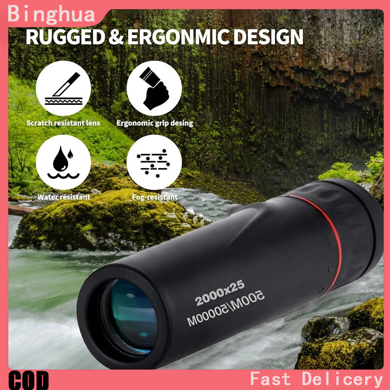 HD Night Vision Monocular Telescope for Outdoor Adventures - Compact ...