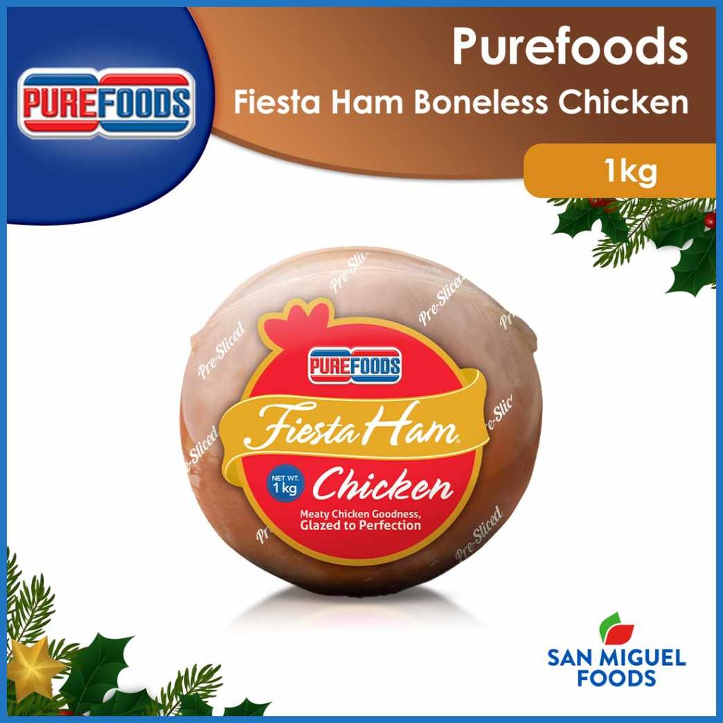 Purefoods Fiesta Ham Boneless Chicken 1kg | Shopee Philippines