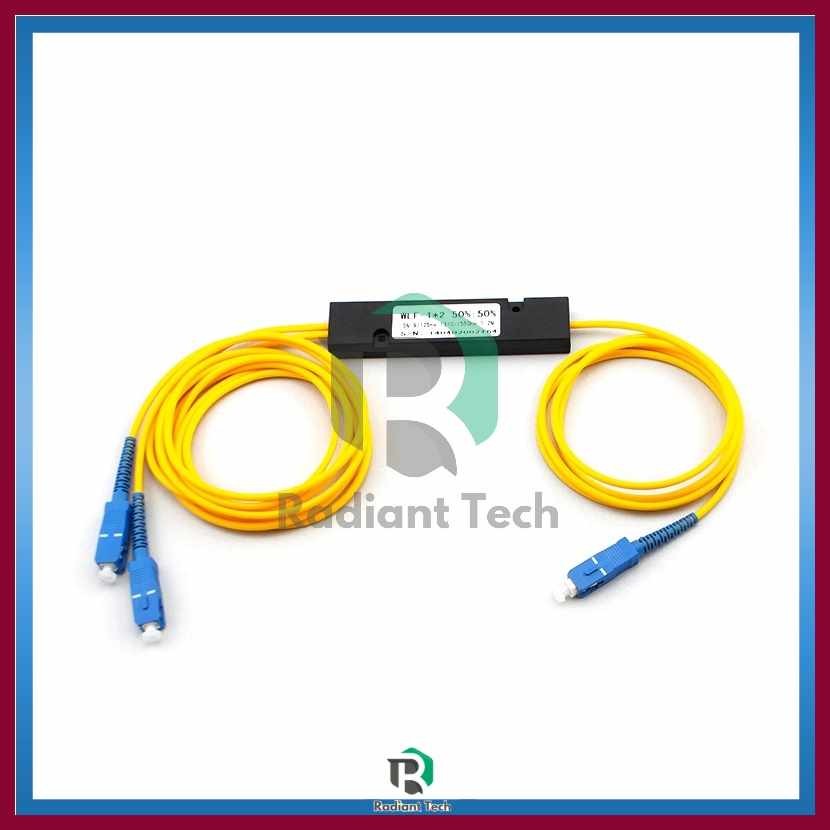 FBT Fiber Splitter 1:2 PLC Fiber Optic Splitter 50:50 SC/UPC Beam ...