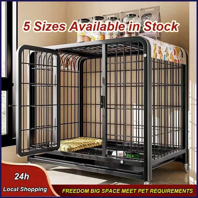 Heavy@Um{Duty;wD>Dog^e/Cage$K/with$u/Poop$C/Tray$g/$DU/Metal Free Space ...