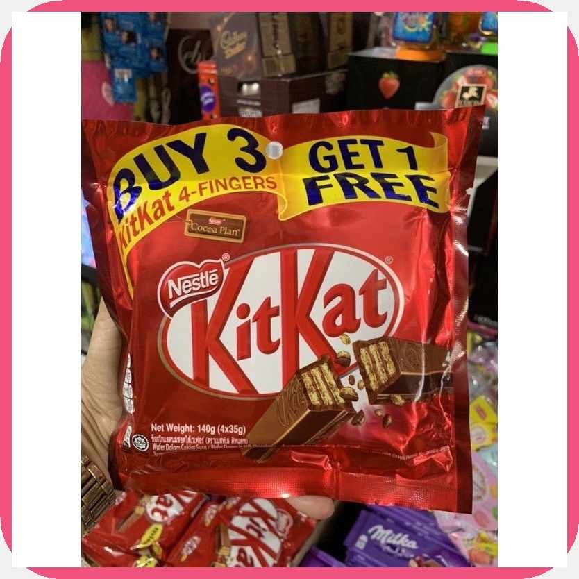 KIT KAT NESTLE 4 FINGERS 140G | Shopee Philippines