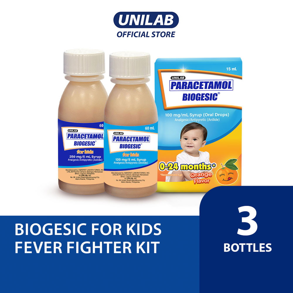 Biogesic For Kids: Fever Fighter Kit | Shopee Philippines