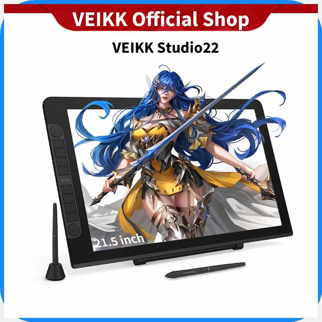 VEIKK[E[Studio]lo&VK2200+n@v@Pro+K@Drawing+z@Pen+m@Display+X@Graphic ...