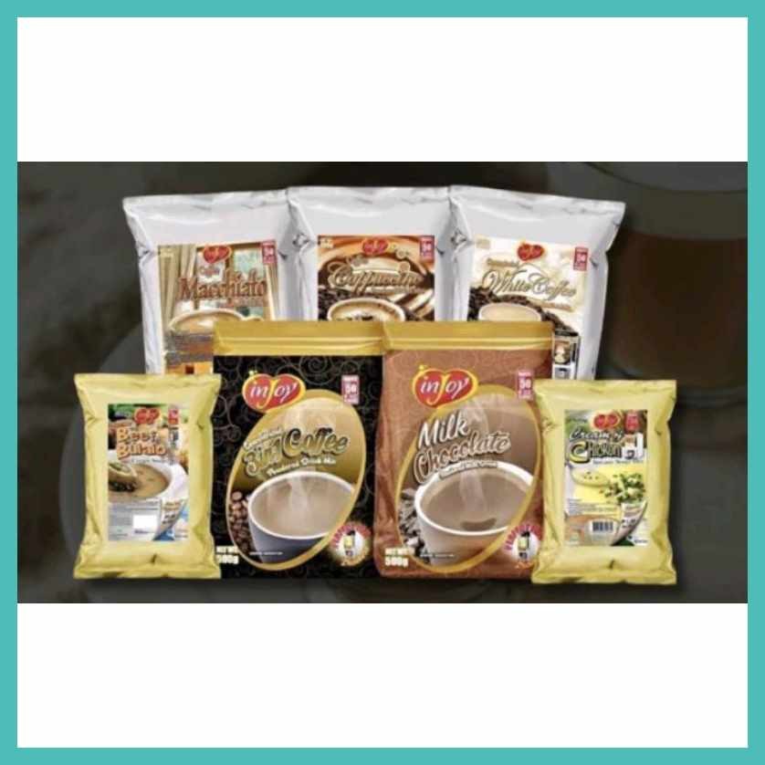Injoy powder coffee vendo legit 500g all flavors sale promo | Shopee ...