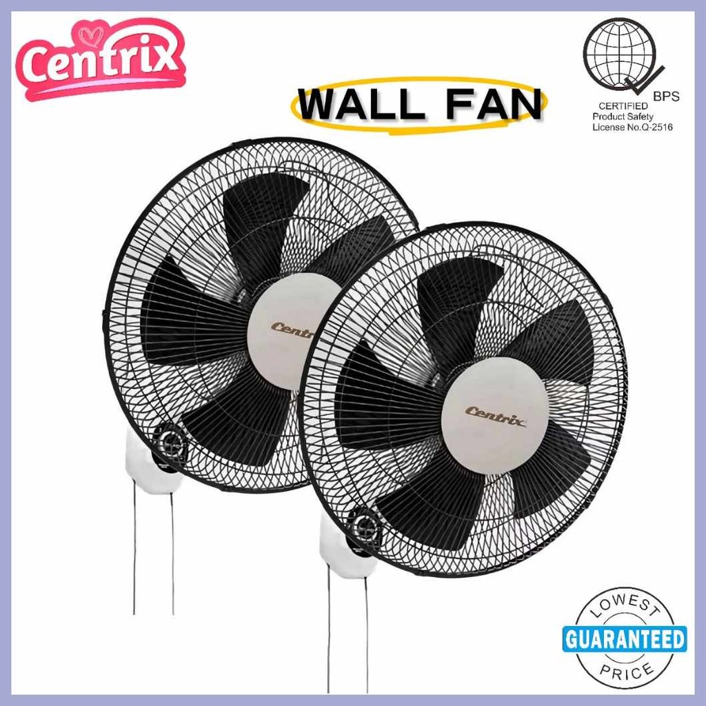 Centrix Wall Fanl Buy-1 Take-1 Electric Fan 16-Inches 1 Year Warranty ...