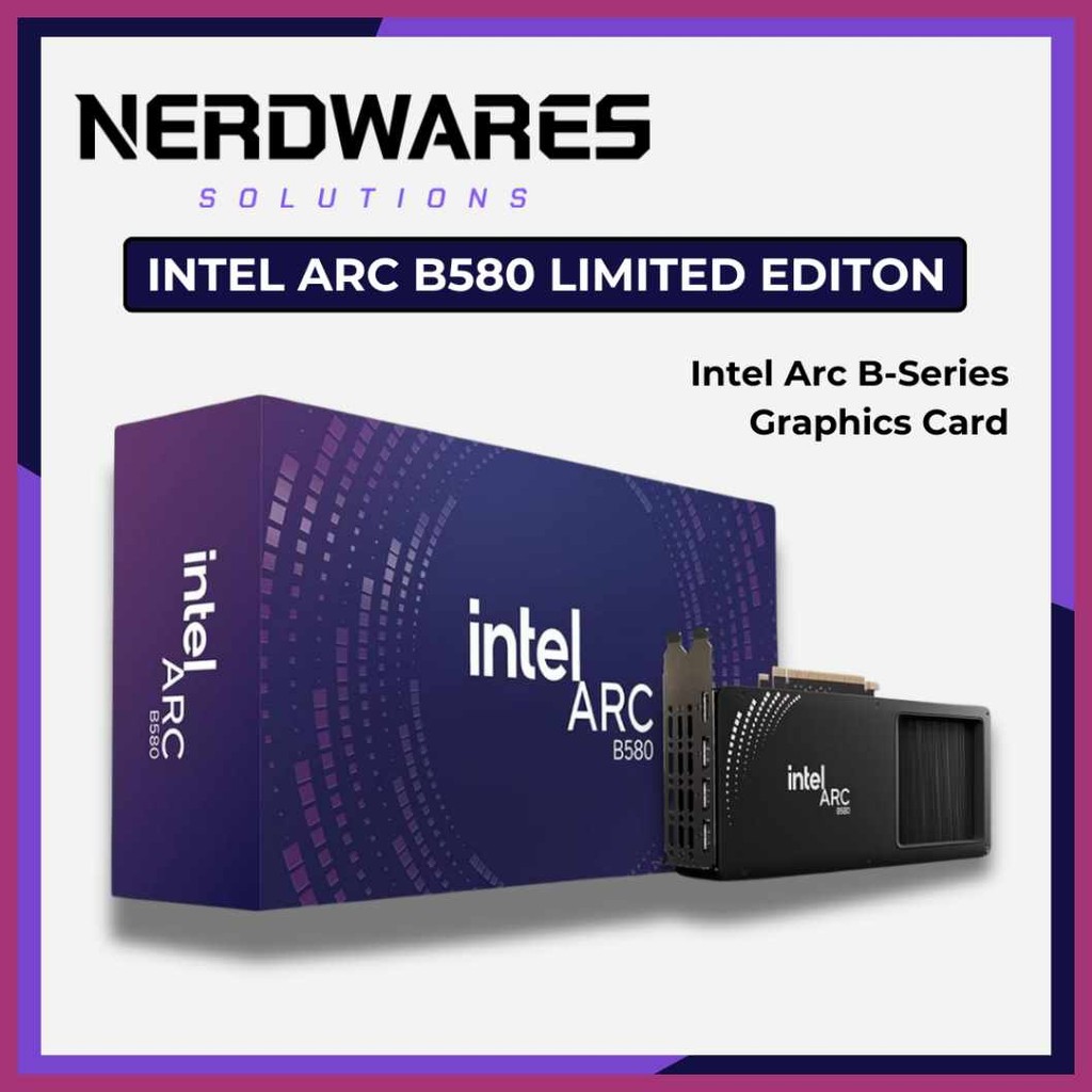 INTEL ARC B580 Limited Edition 12GB DDR6 Graphics Card | Shopee Philippines