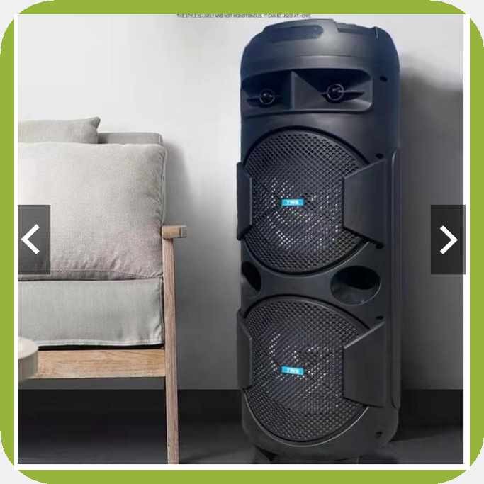 29 BIGGEST DUAL SIZE PORTABLE BLUETOOTH KARAOKE SPEAKER W/ BASS, TREBLE ...