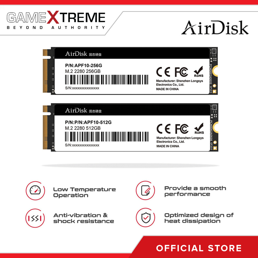 AirDisk M.2 SSD SATA | R900-NVMe 3.0 PCIe 256GB 512GB Laptop PC SSD APF ...