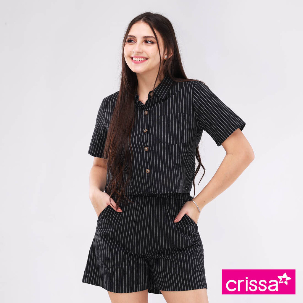 Crissa Short Sleeves Terno Skort CLST28-0010 | Shopee Philippines