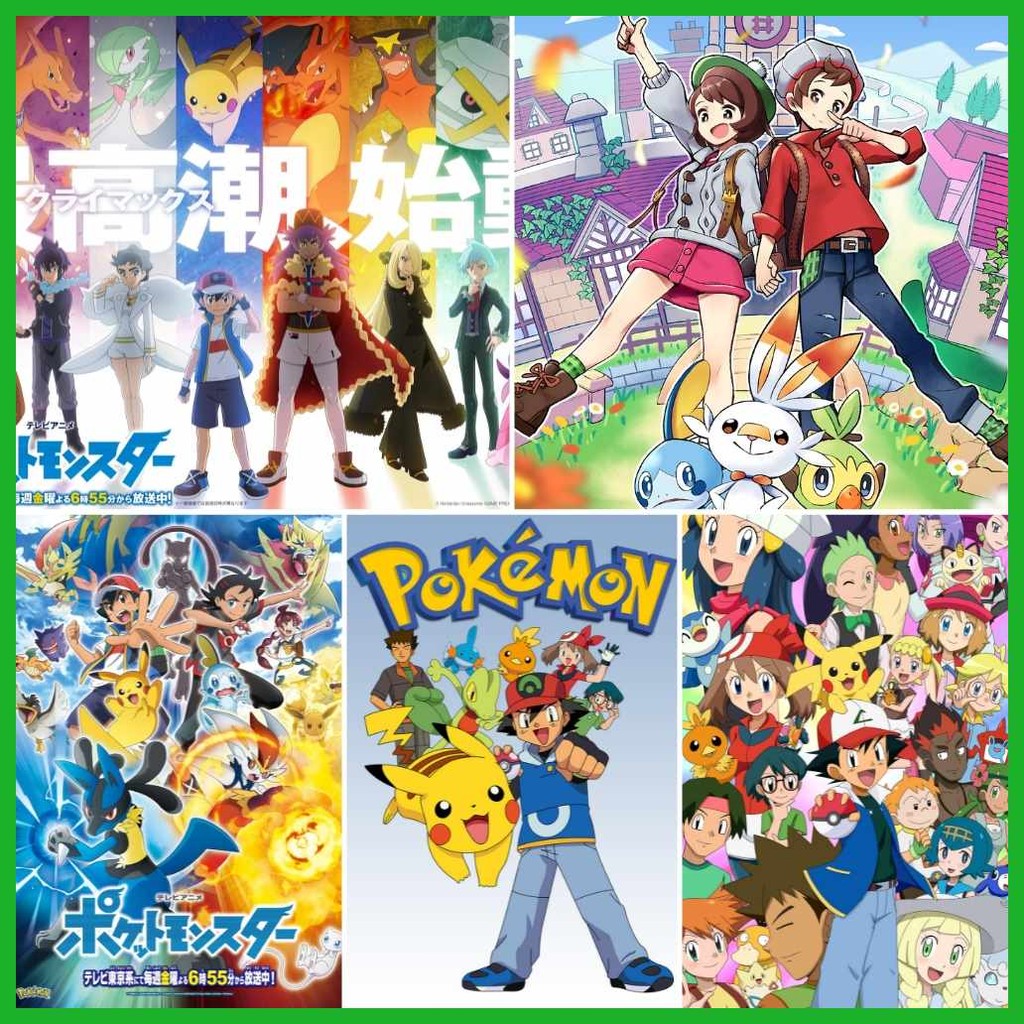 Pokemon Anime Poster A4 Size | Shopee Philippines