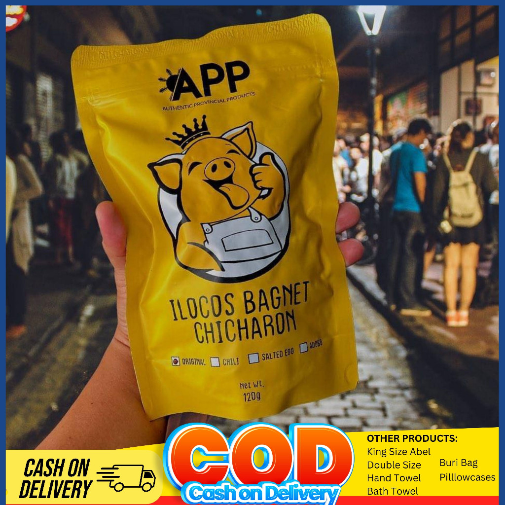 APP Ilocos Bagnet Chicharon – Original 120g Ilocos Chichacorn Chicharon ...