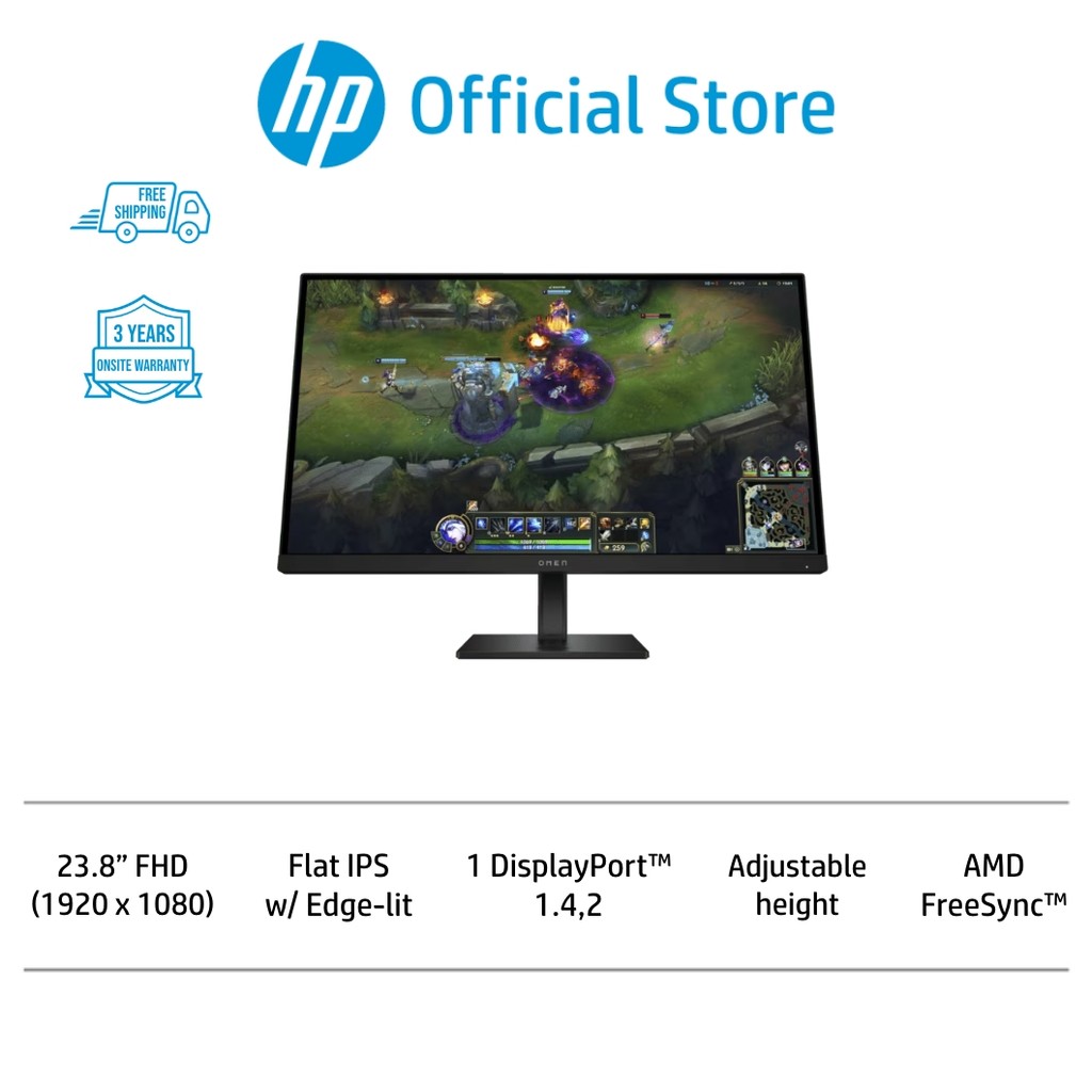 OMEN 27 inch FHD 180Hz Gaming Monitor - OMEN 27 G2 | 23.8" | FHD (1920 ...