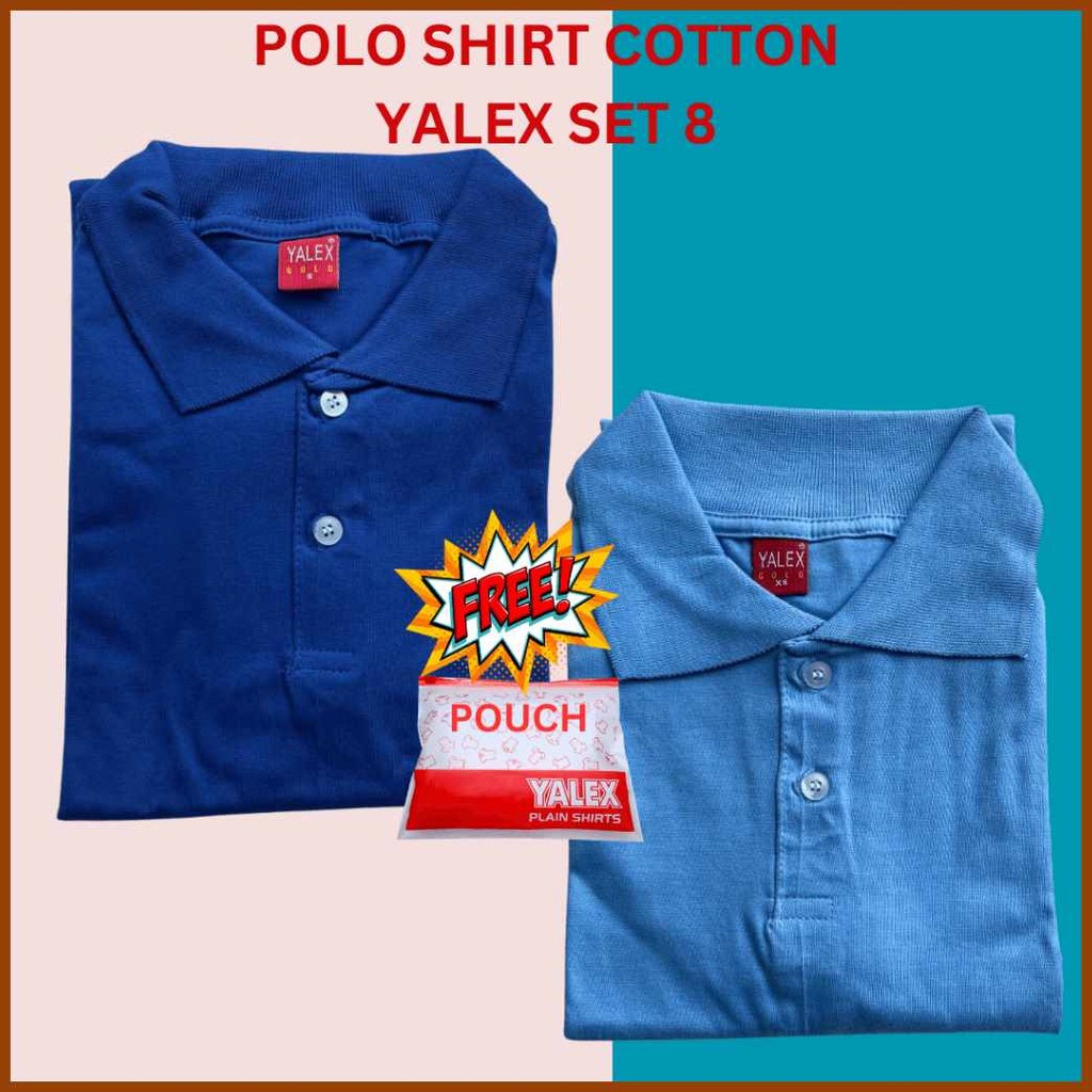 YALEX?K>POLOMe_SHIRT+O@l@(COTTON)+C@|+U[ROYAL,f[BLUE,,iW@LIGHT BLUE ...