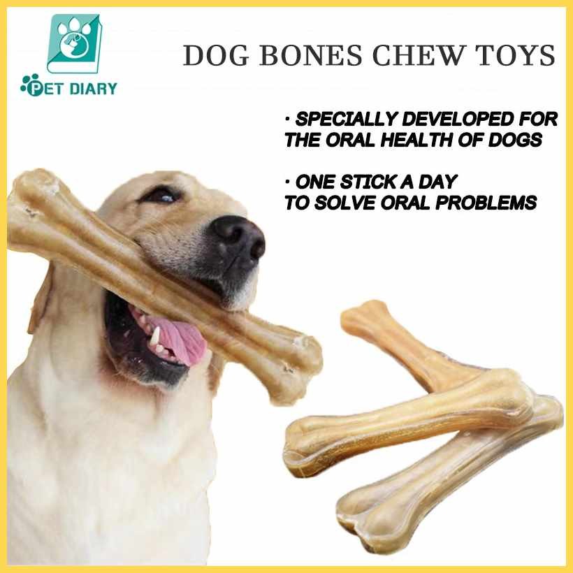 Dog Chews Toys Molar Healthy Teeth Chewing Cowhide Bones Pet Tooth ...