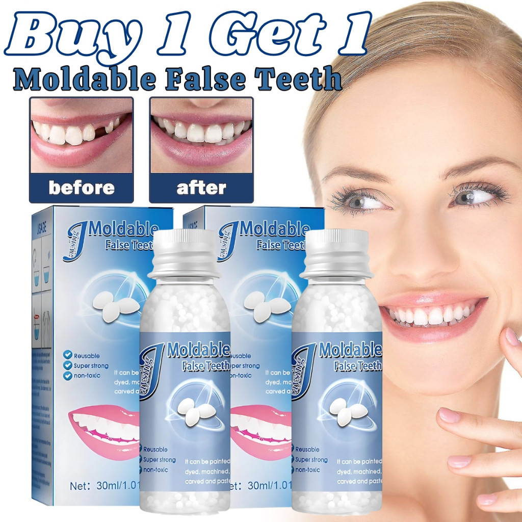 Moldable False Teeth Solid Glue Denture Adhesive Temporary Tooth Teeth ...
