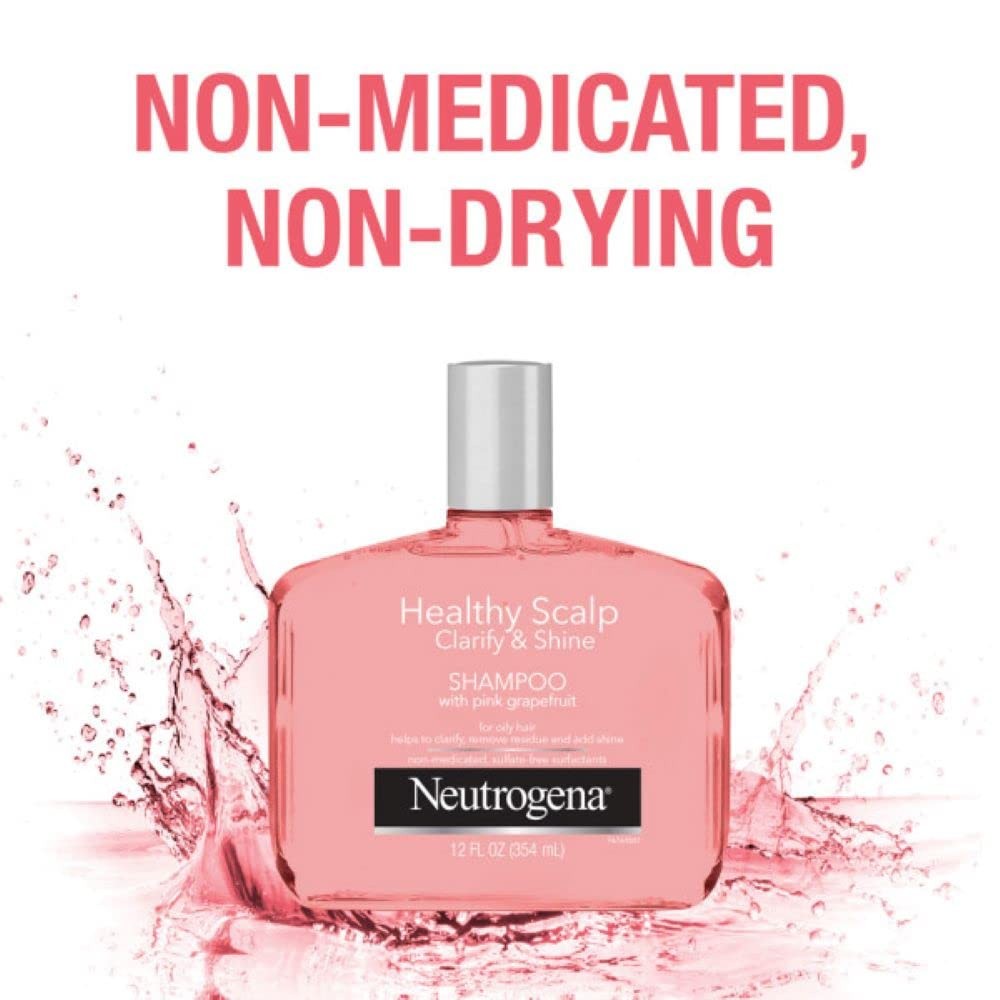 Neutrogena Exfoliating Healthy Scalp Clarify & Shine Shampoo for Oily ...