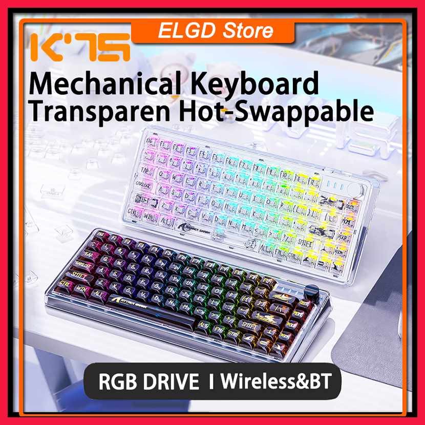 Attack+k@Shark-QU_K75?M*Transparen~P*Mechanical~S*Keyboard s+d+F+Hot ...