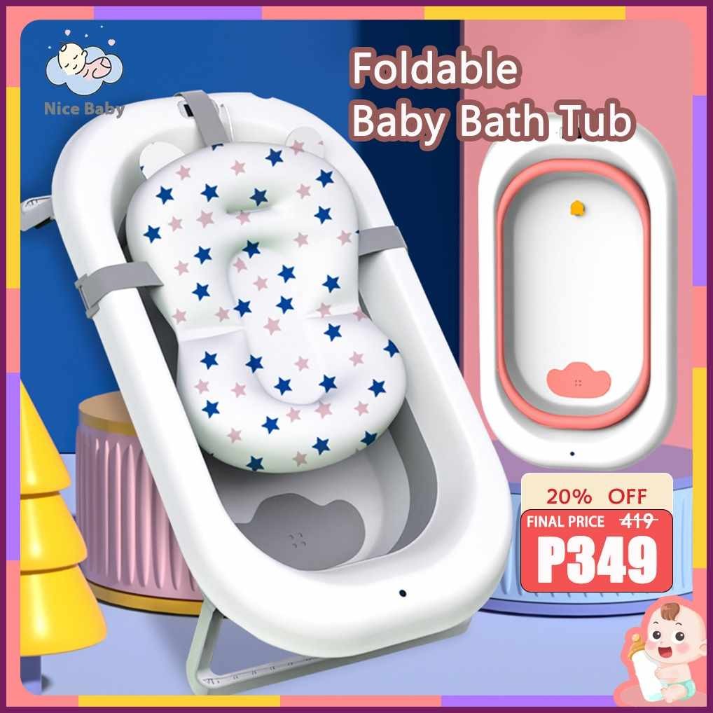 Newborn Baby Bath Tub Foldable Bath Tub for Kids Bathtub Net Adjustable ...