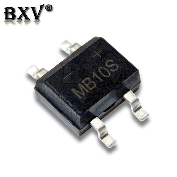 (50piece/lot) MB2S MB6S MB10S MB6F MB10F SOP-4 Bridge Rectifier ...